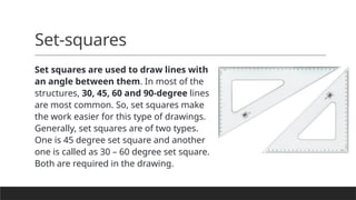 Technical Drawing Instruments prestentation | PPT