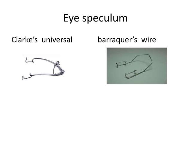 Instruments ophthalmology | PPTX