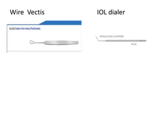 Instruments ophthalmology | PPTX
