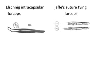 Instruments ophthalmology | PPTX
