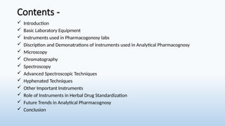 Instruments and Equipment in pharmaco.pptx