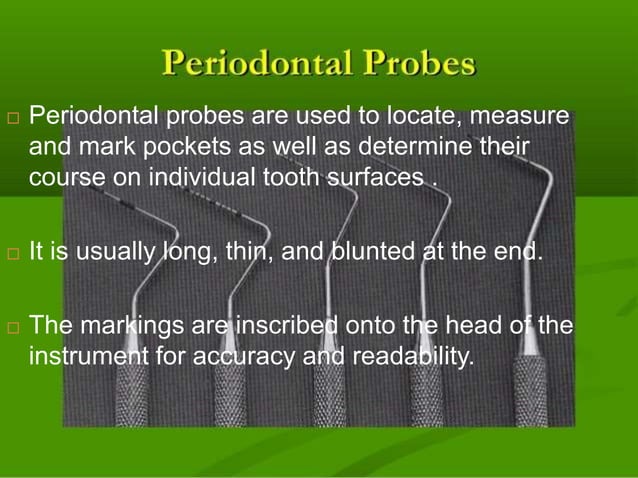 "PERIODONTAL- INSTRUMENTS AND INSTRUMENTATION" | PPTX | Oral care ...