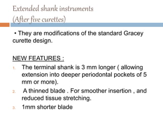 "PERIODONTAL- INSTRUMENTS AND INSTRUMENTATION" | PPTX