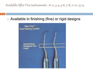 "PERIODONTAL- INSTRUMENTS AND INSTRUMENTATION" | PPTX