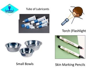 Instruments and other things used for physical examination | PPTX