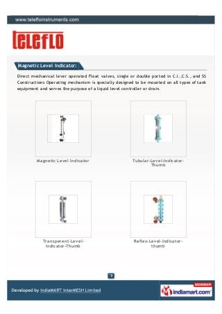 Teleflo Instruments & Controls, Chennai, Process Instruments and Valves ...