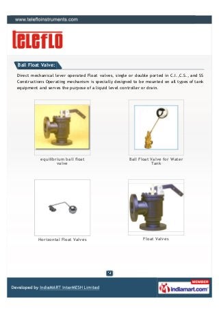 Teleflo Instruments & Controls, Chennai, Process Instruments and Valves ...