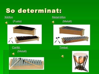 Instruments de percussió | PPT