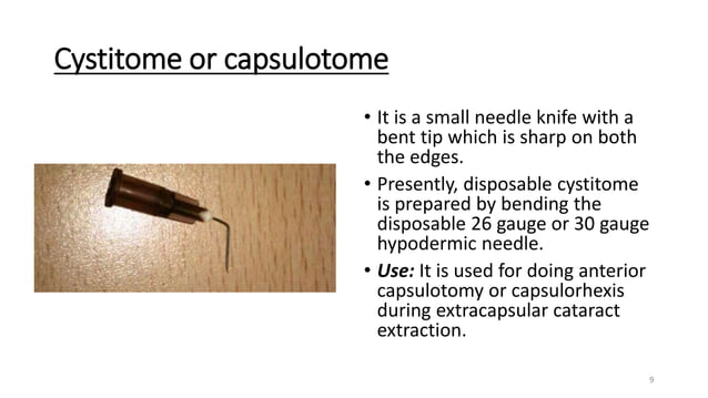 INSTRUMENTS, DYES & DRUGS in ophthalmology.pptx