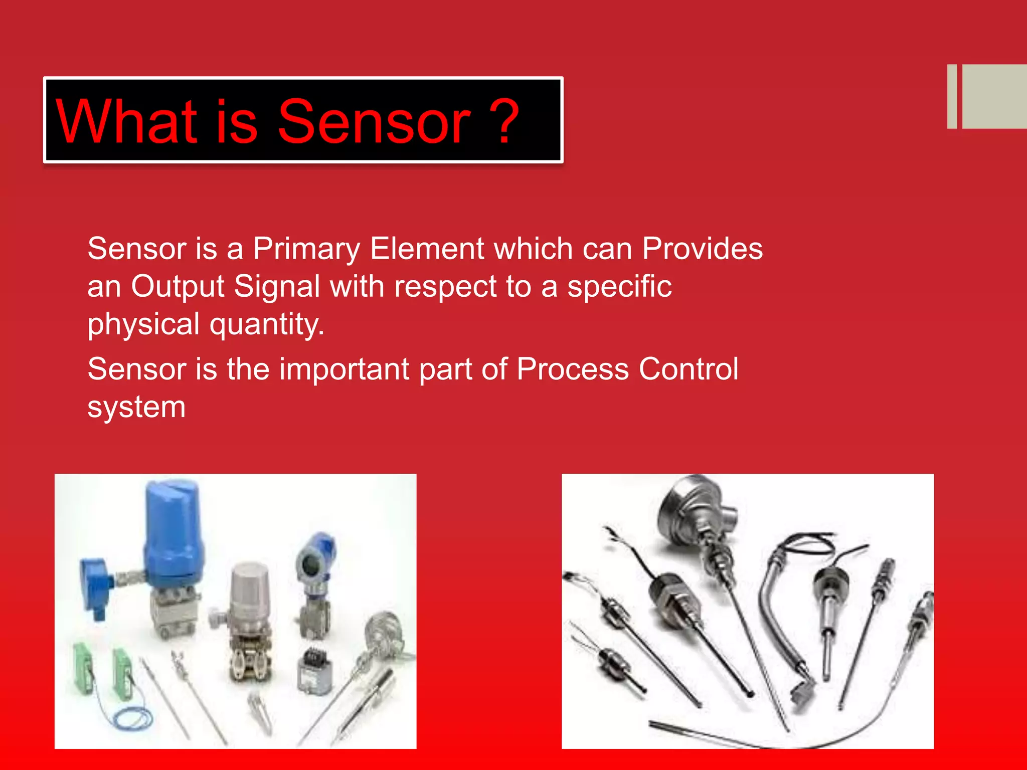 Instrument sensors \ Pressure Sensors | PPTX
