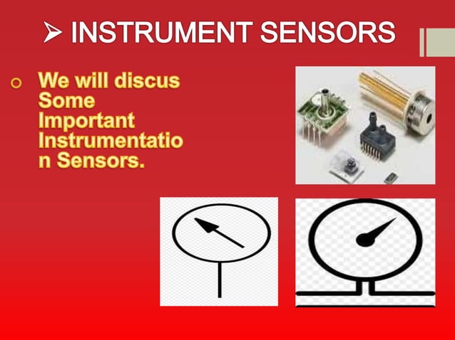 Instrument sensors \ Pressure Sensors | PPT