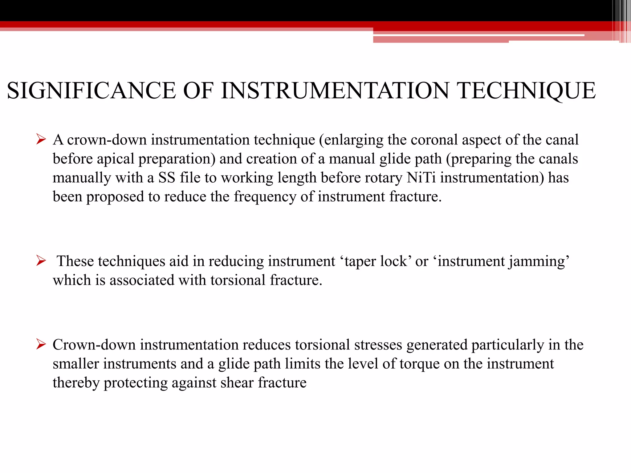 Instrument seperation and its management | PPTX