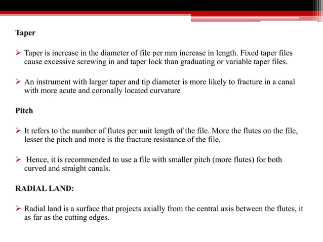 Instrument seperation and its management | PPTX | Dental Health ...