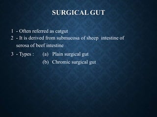 SUTURES, INSTRUMENTS, IMPLANTS | PPTX