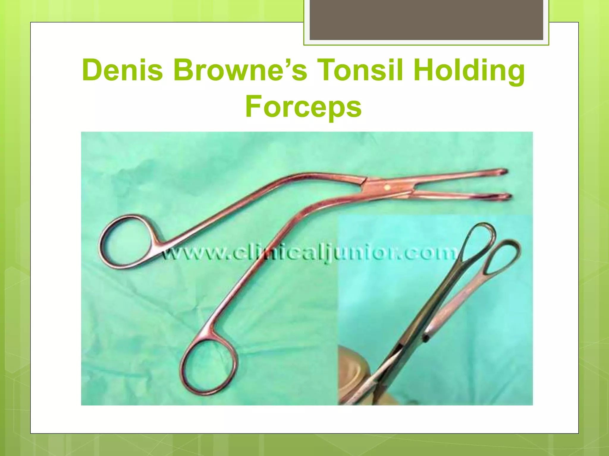 Instruments in ent | PPTX