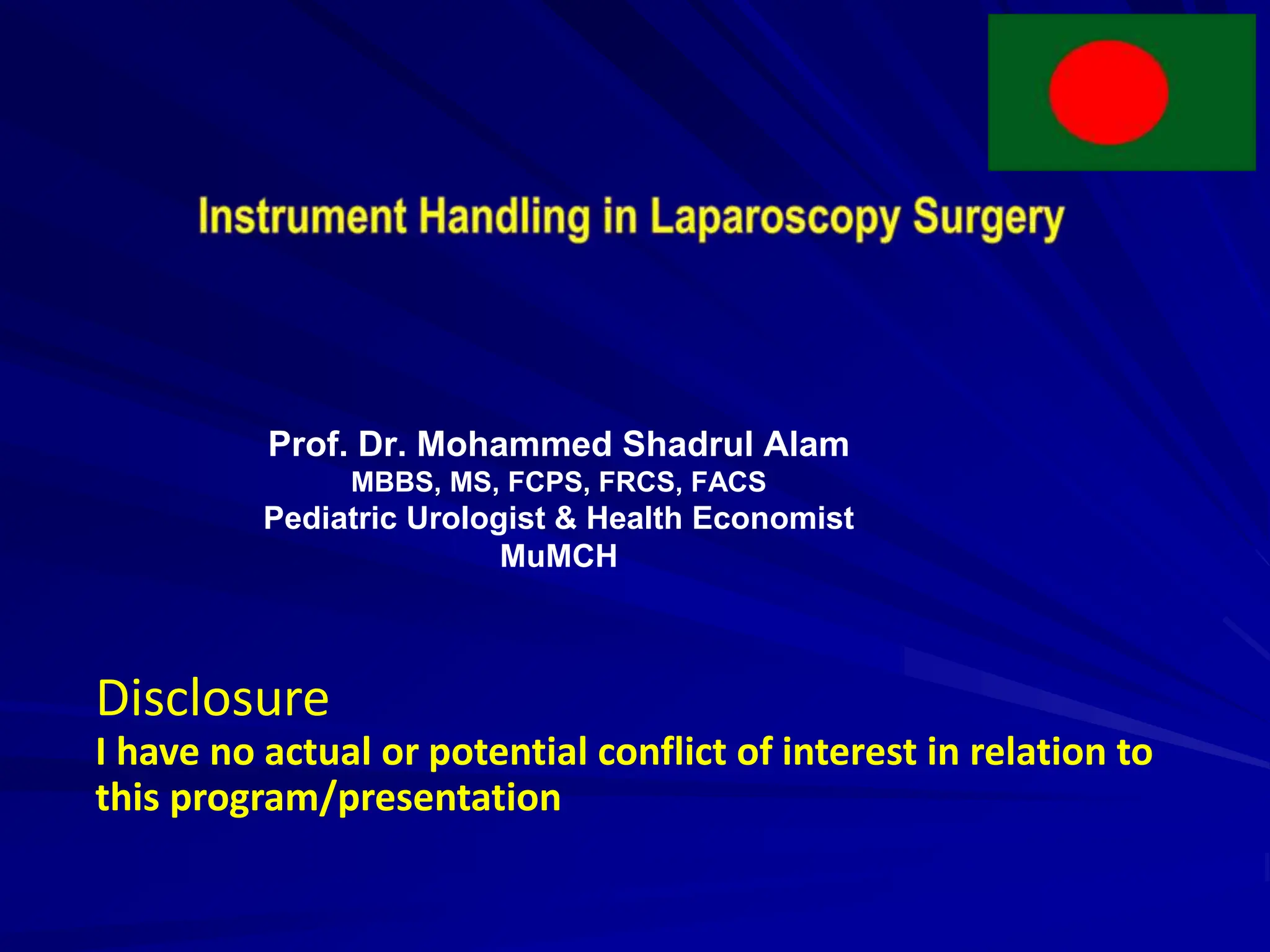 Instruments used in Laparoscopic surgery.pptx | Surgery | Medical Health