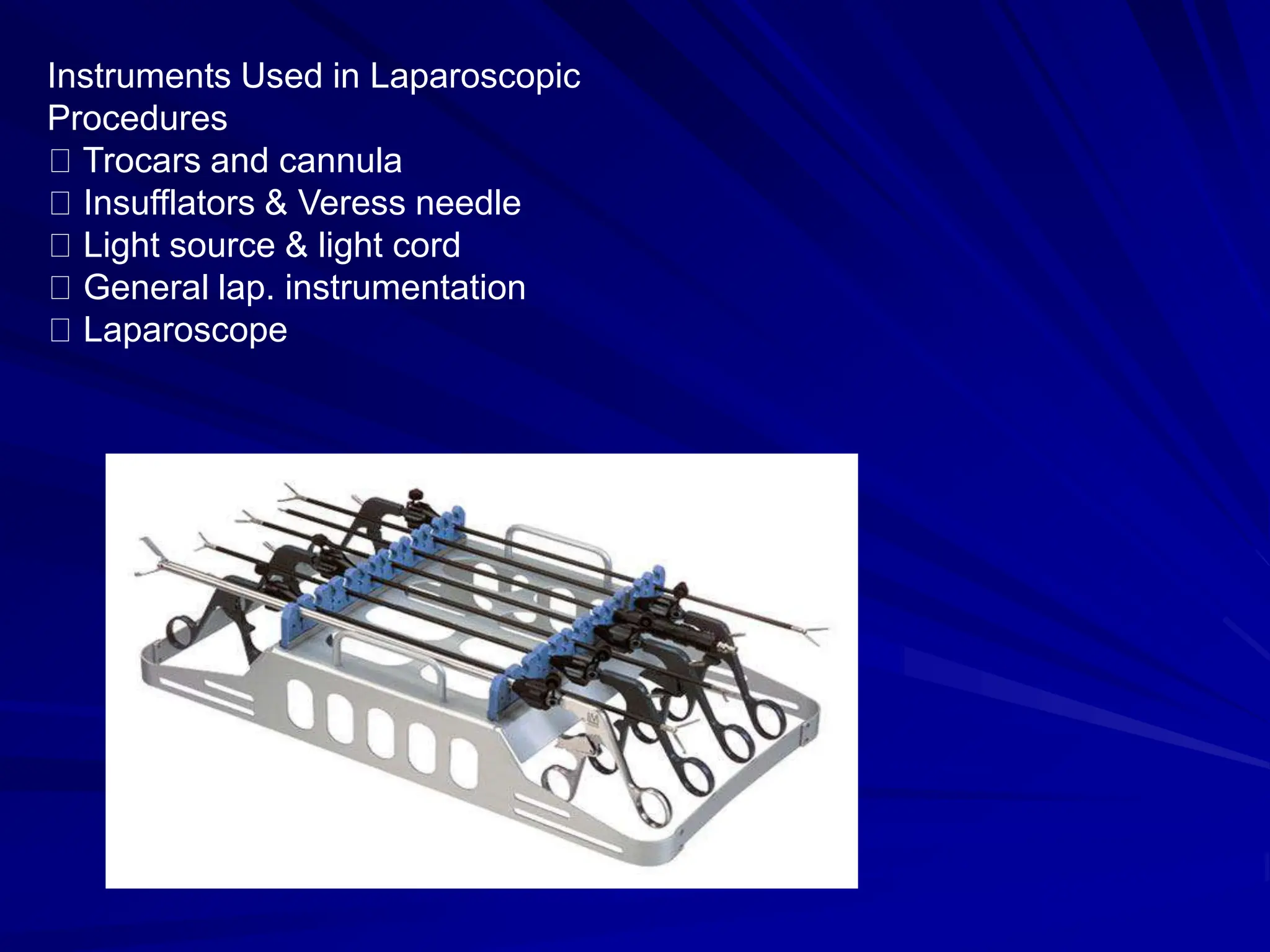 Instruments used in Laparoscopic surgery.pptx | Surgery | Medical Health