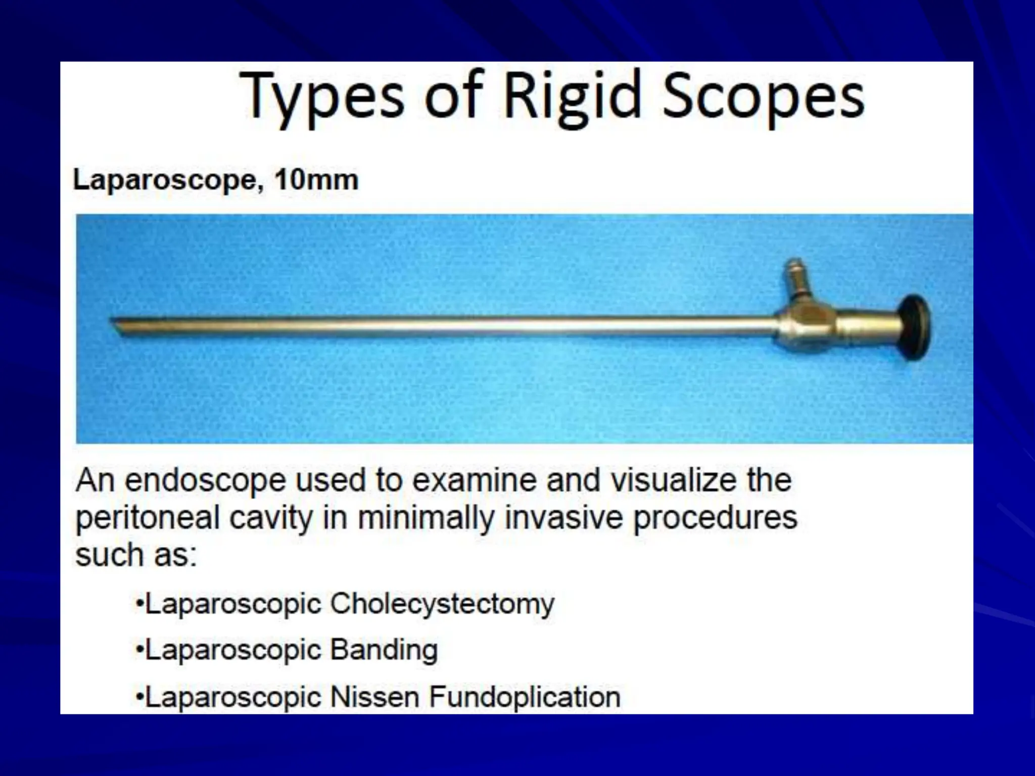 Instruments used in Laparoscopic surgery.pptx | Surgery | Medical Health