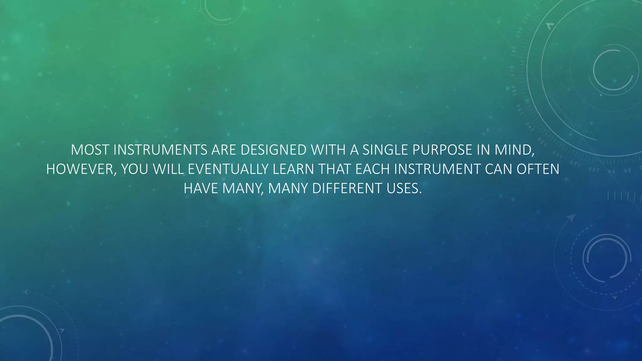 Instruments Lecture Ppt