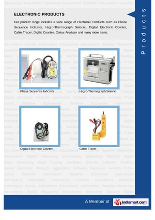 Nunes Instruments, Coimbator, Agricultural and Electrical Measuring ...