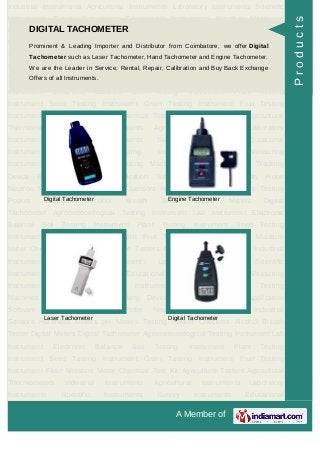 Nunes Instruments, Coimbator, Agricultural and Electrical Measuring ...