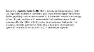 Instruments of monetary control | PPTX