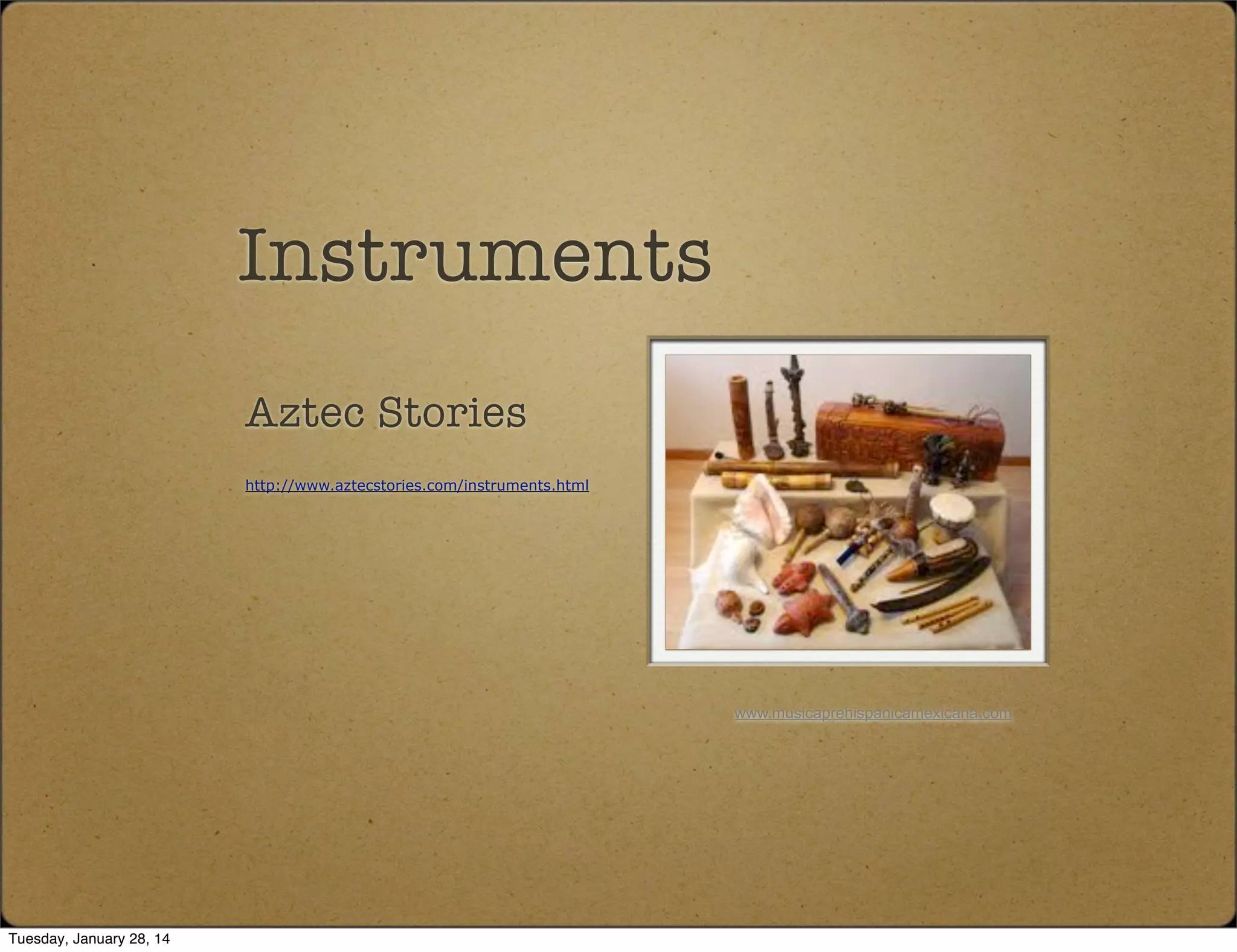 Instruments of the Aztec | PDF | Music | Entertainment