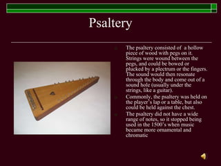 Instruments of the middle ages.ppt