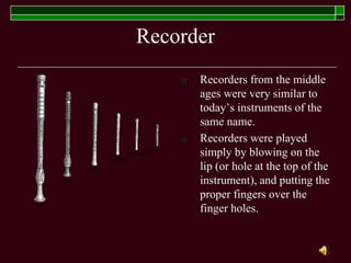 Instruments of the middle ages.ppt