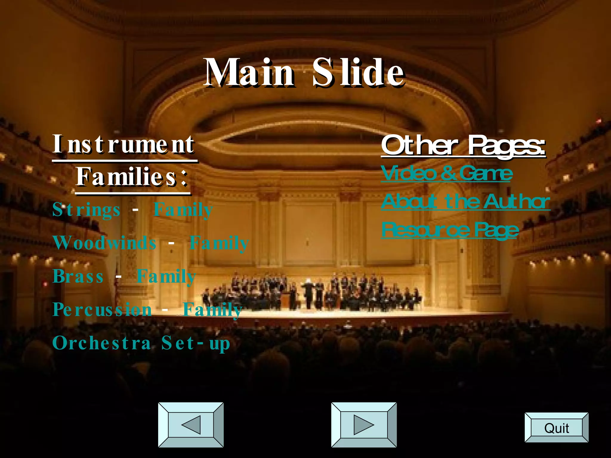 Instruments Of The Orch | PPT