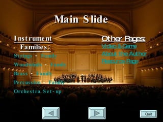 Instruments Of The Orch | PPT