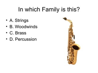 Instruments Of The Orchestra | PPT