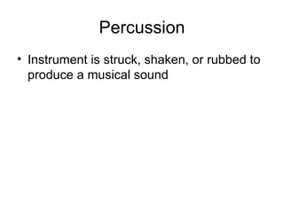 Instruments Of The Orchestra | PPT