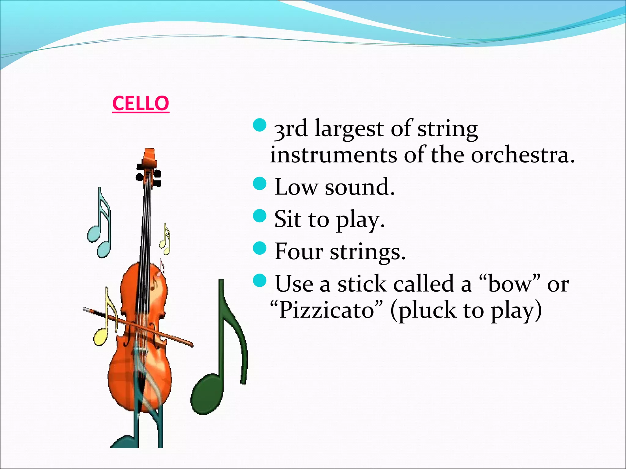 Instruments of the orchestra | PPT