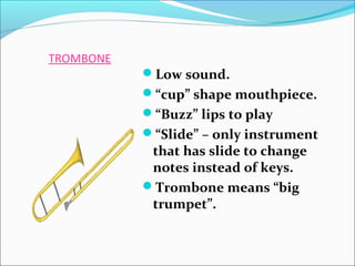 Instruments of the orchestra | PPT