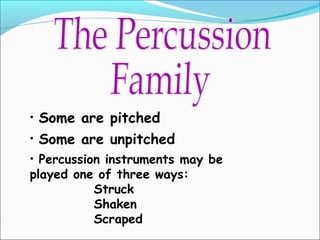 Instruments of the orchestra | PPT