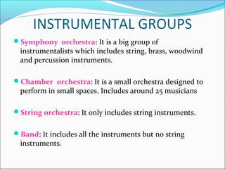 Instruments of the orchestra | PPT