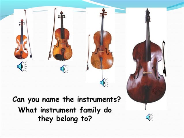 Instruments of the orchestra | PPT