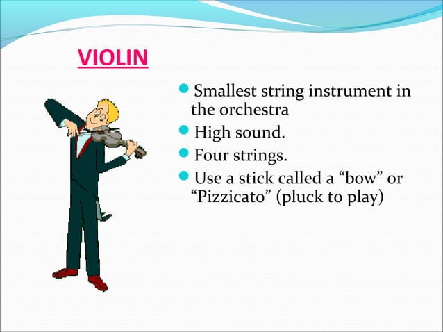 Instruments of the orchestra | PPT