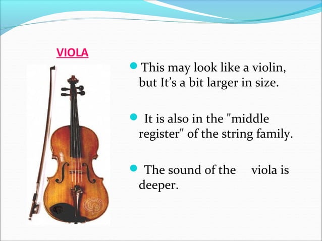 Instruments of the orchestra | PPT