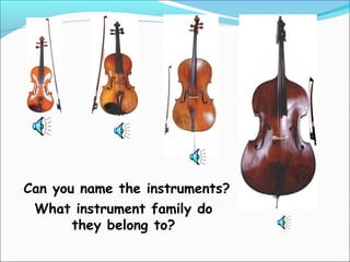 Instruments Of The Orchestra Strings