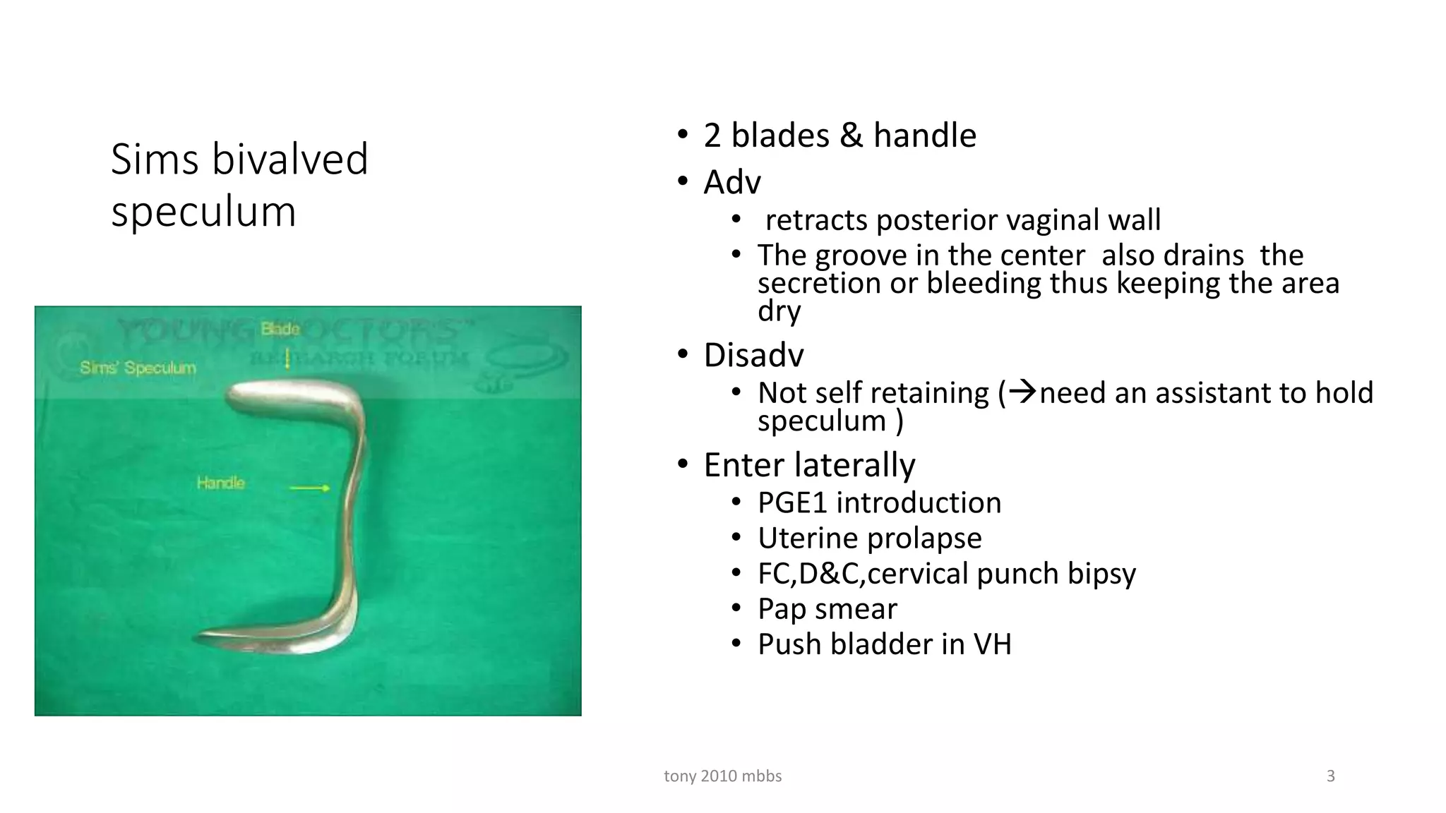 instruments ostetrics and gynaecology ppt | PDF