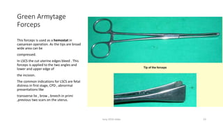 instruments ostetrics and gynaecology ppt | PDF