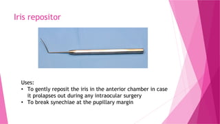 Instruments used in ophthalmology surgery . | PDF