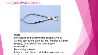 Instruments used in ophthalmology surgery . | PPT