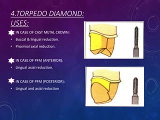 Instruments used for tooth preparation | PPTX