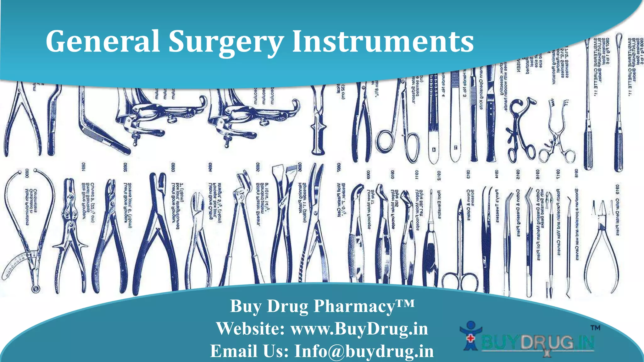Instruments used in general surgery | PPTX