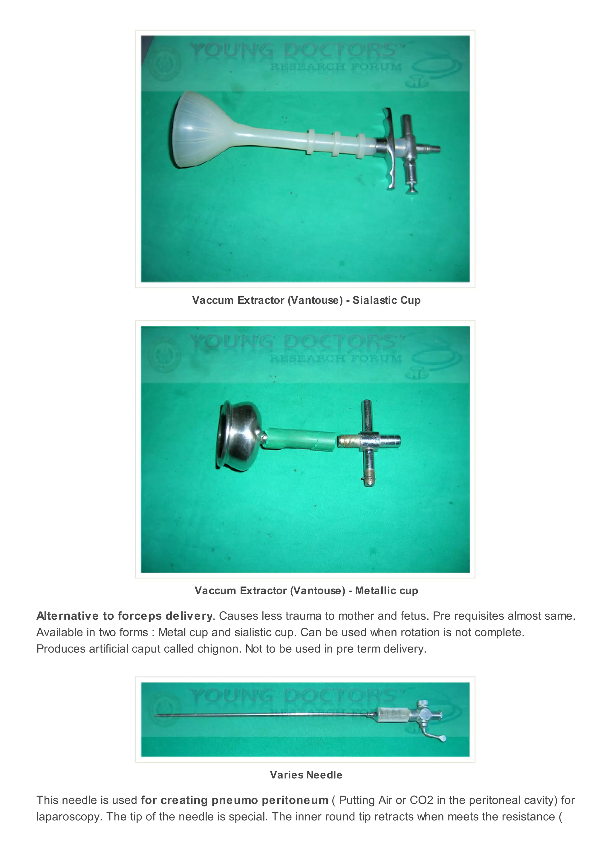 Instruments used in gynecology and obstetrics ~ young doctors research ...