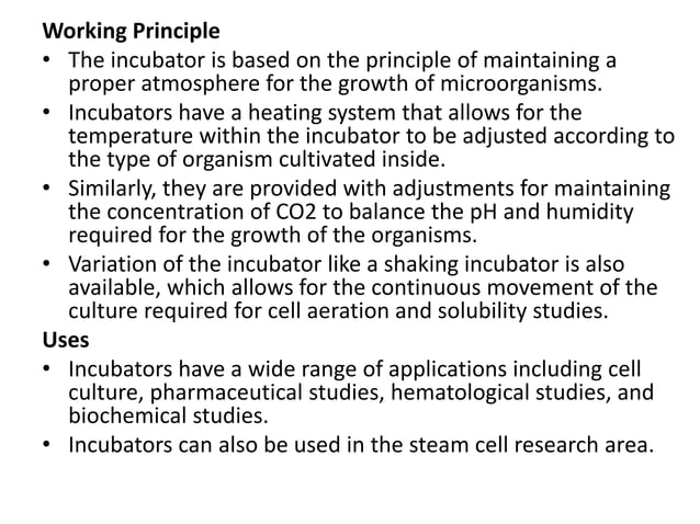 INSTRUMENTS USED IN MICROBIOLOGY LAB WITH PRINCIPLE AND.ppt | Home Appliances | Home & Garden
