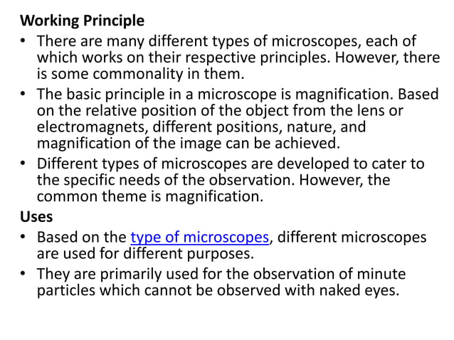 INSTRUMENTS USED IN MICROBIOLOGY LAB WITH PRINCIPLE AND.ppt | Home ...